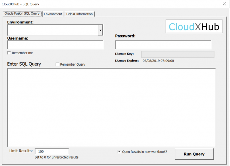 Running SQL Query in Oracle Fusion ERP - CloudXHub - CloudX Hub