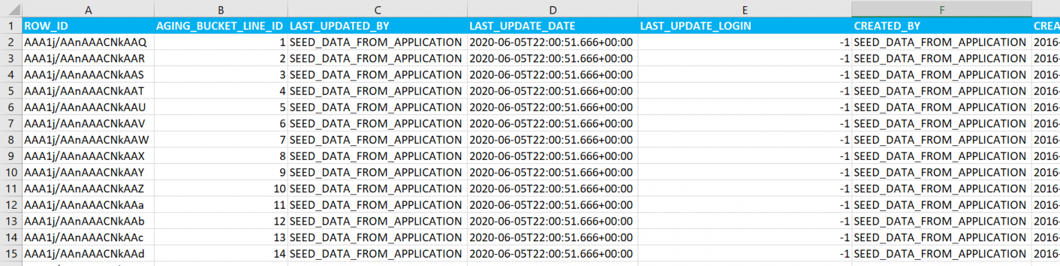 CloudXHub - Oracle Fusion Integrator, FBDI Template Customerisation
